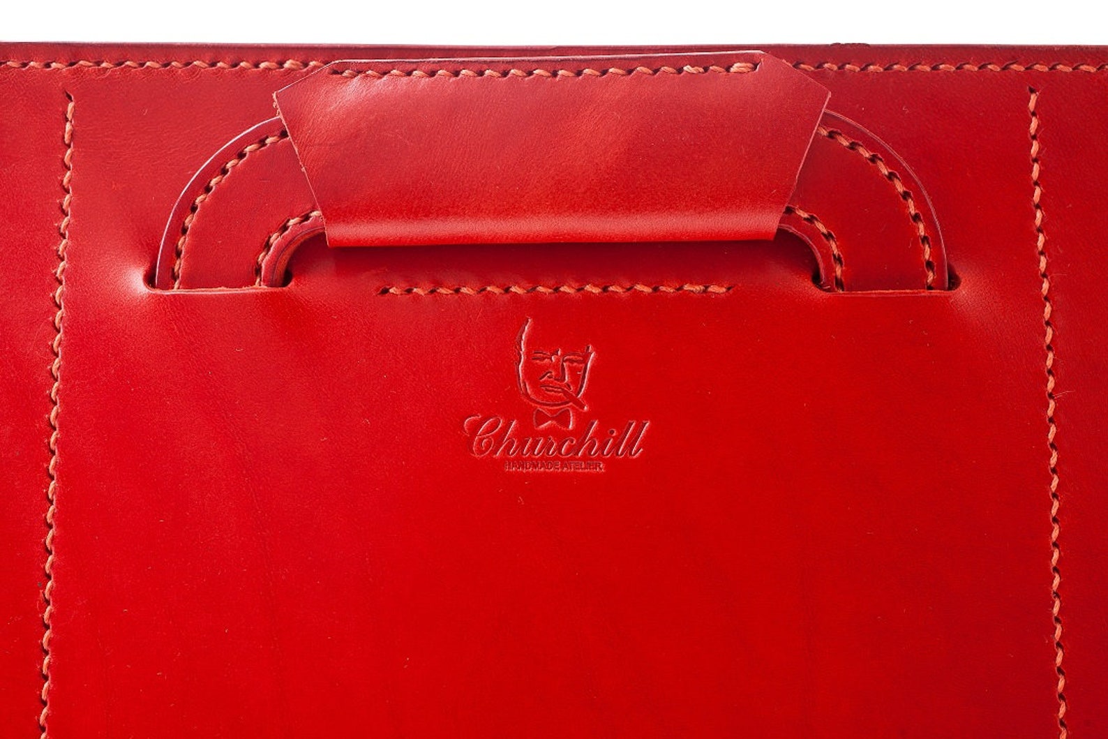 Leather Red Attache Minimal Briefcase Leather Portfolio Bag - Etsy