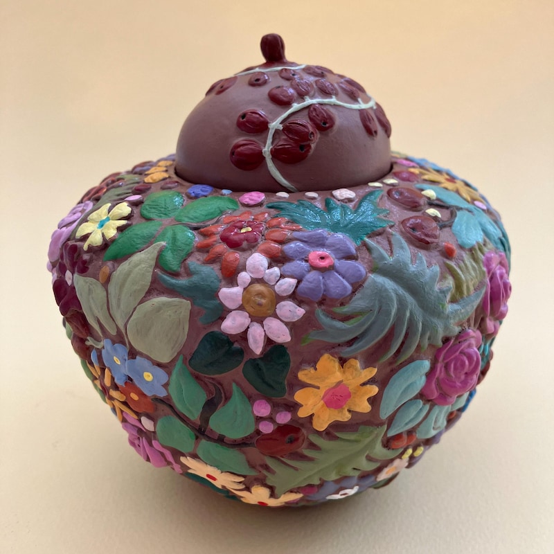 Painted Urns - Etsy