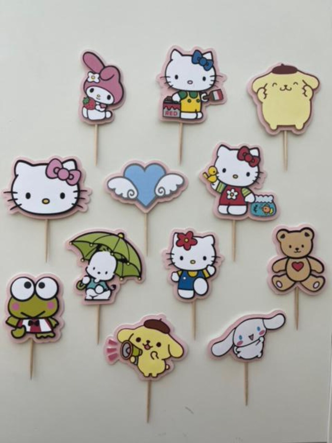 Cute Cupcake Toppers | Set of 12 - Etsy