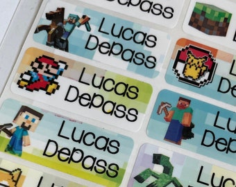 Name Label, School Label, Waterproof Label, Daycare Stickers, Kids ...