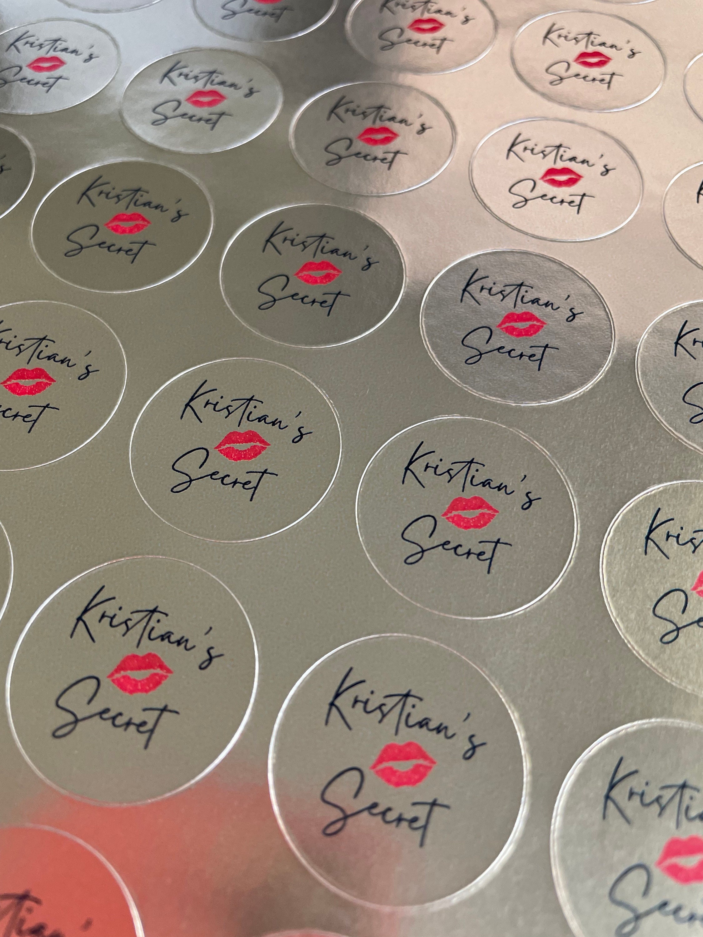 Personalized Clear/white Round Labels Clear Stickers Circle - Etsy