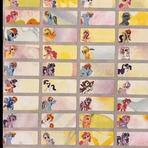 PONY Waterproof Name Label, School Label, Waterproof Label, Daycare ...