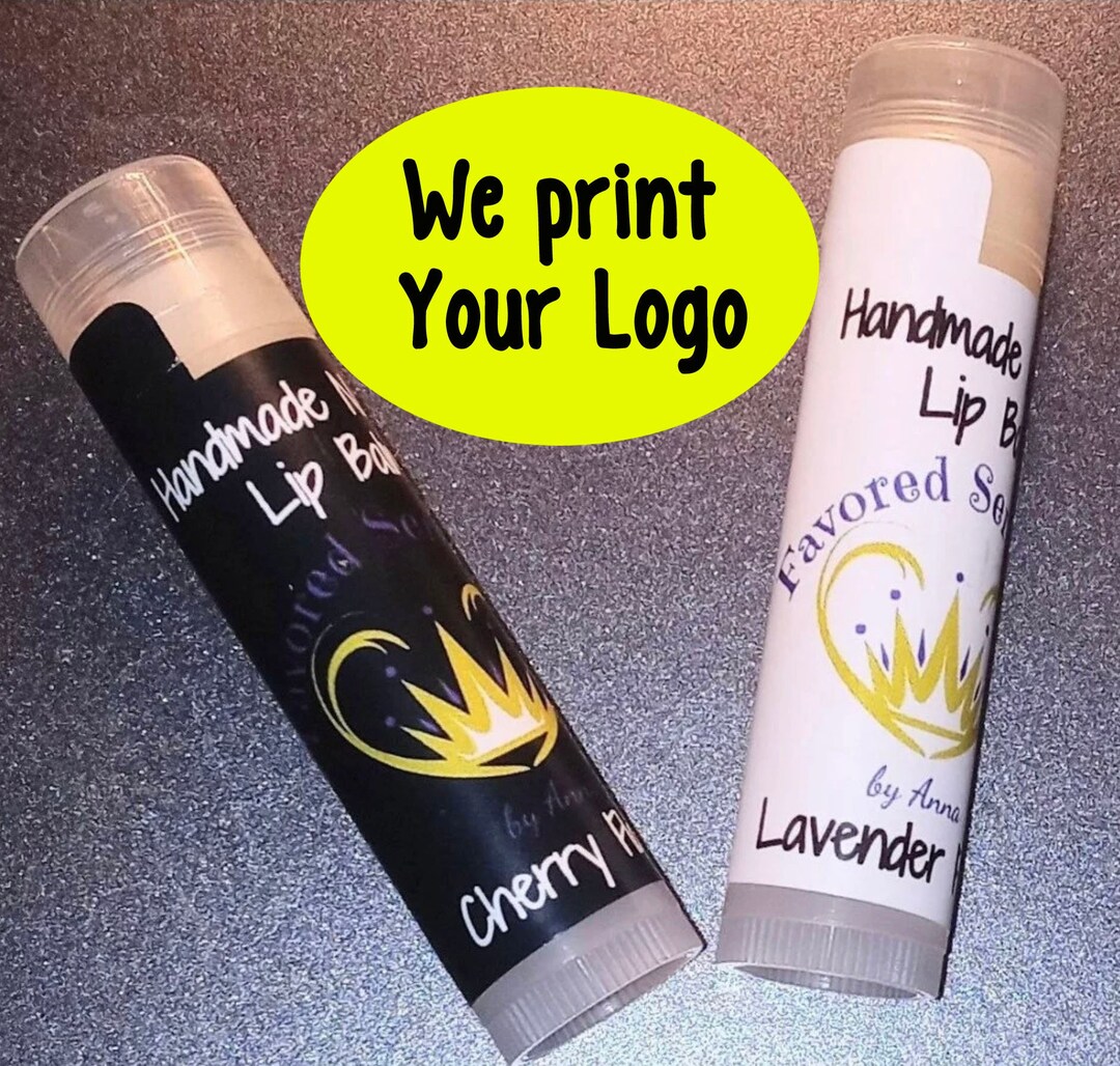 Personalized Lip Balm Labels: Custom Square Stickers, Full Color ...