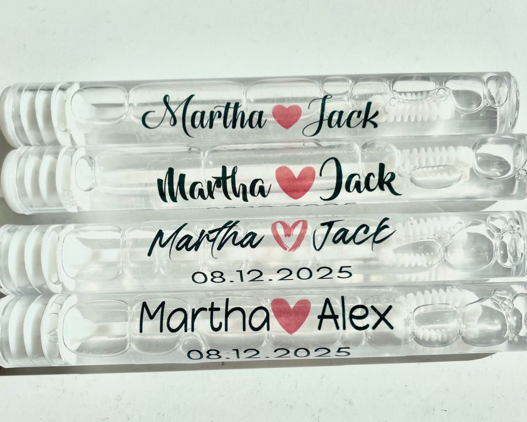50 Personalized Wedding Bubble Labels Labels Wedding Favor - Etsy