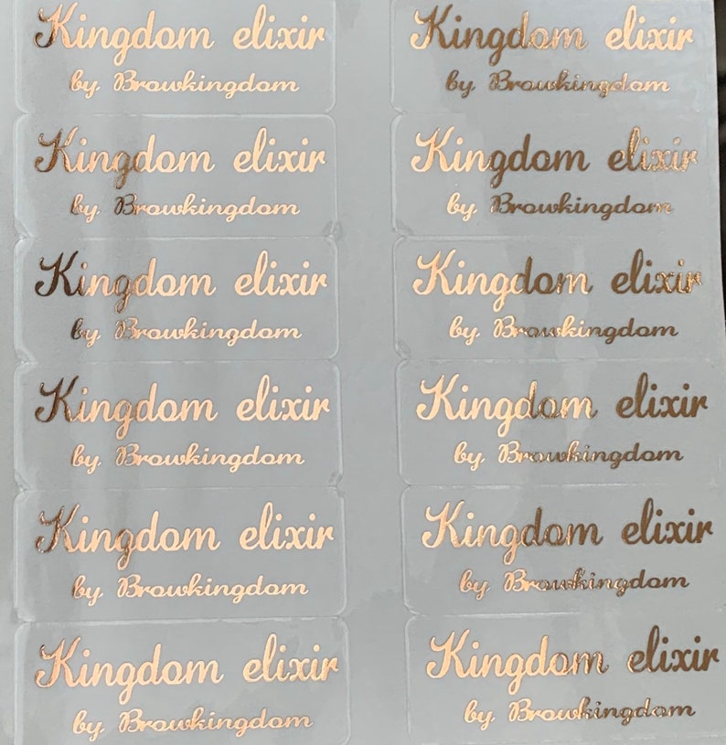 Ingredients Labels Ingredients Sticker Clear Label - Etsy