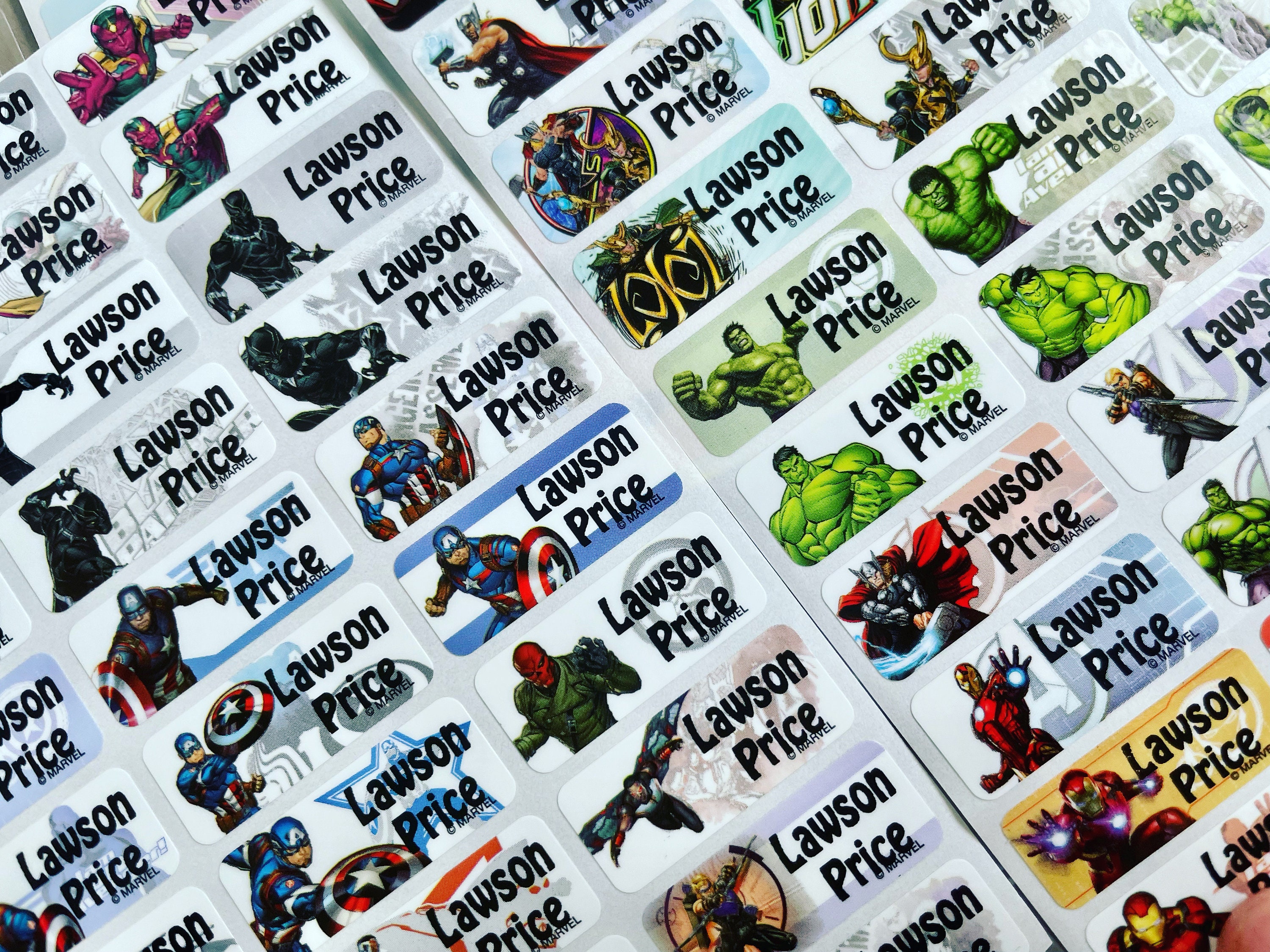 Ultimate Avengers Labels