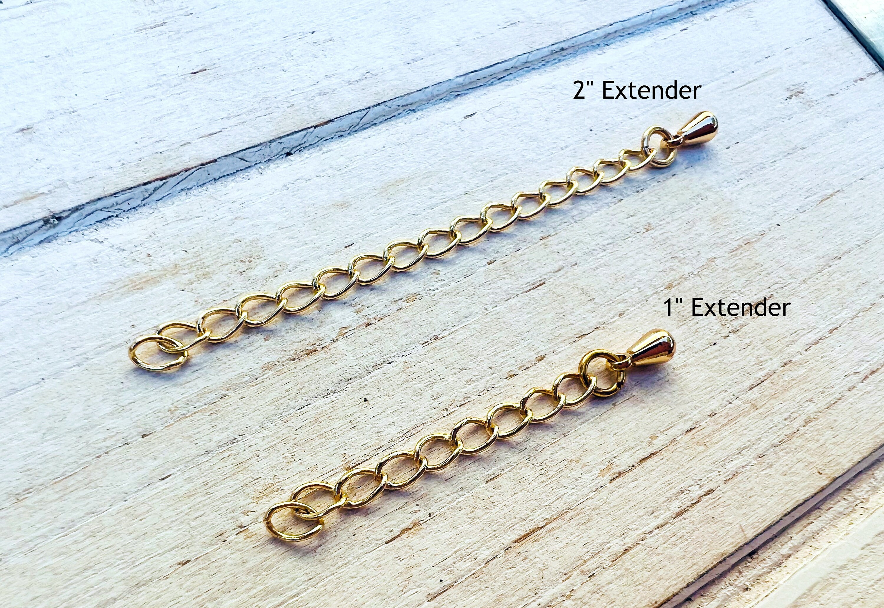 Adjustable Necklace Extender * 14K Gold Filled Necklace Extender*gold ...