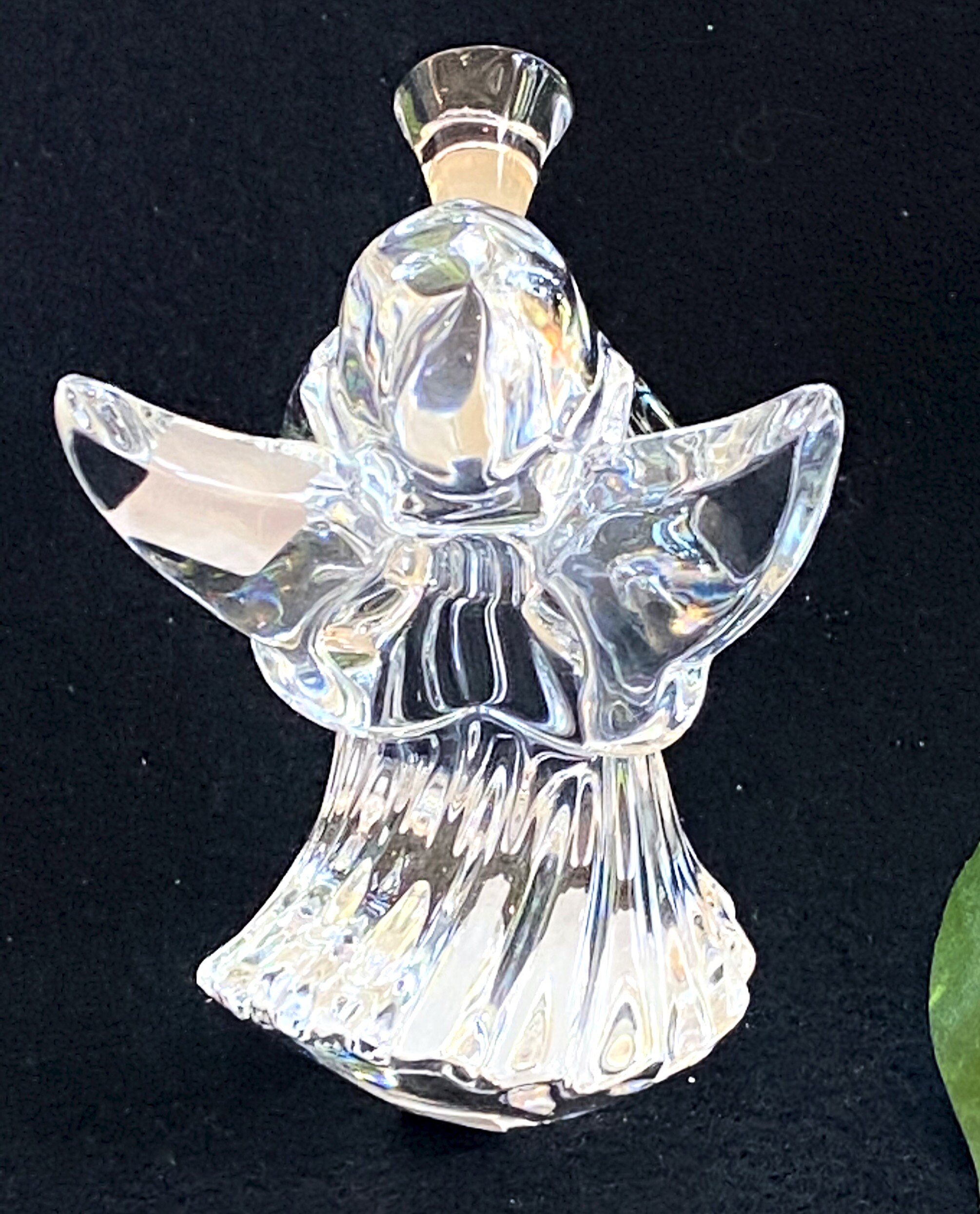 Baccarat French Crystal Angel Bugle Figurine New Mint | Etsy