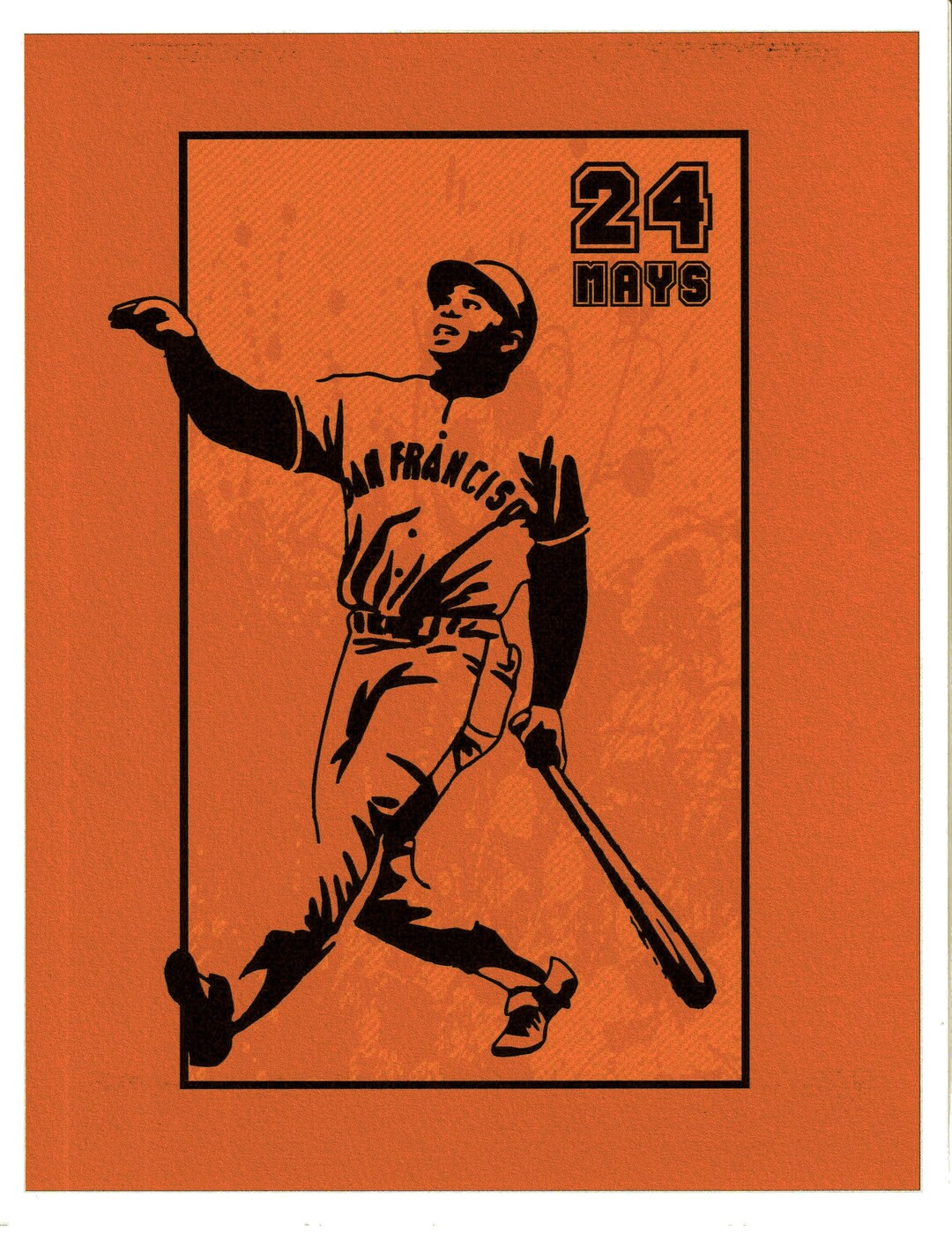 Willie Mays the Say Hey Kid_art Print - Etsy