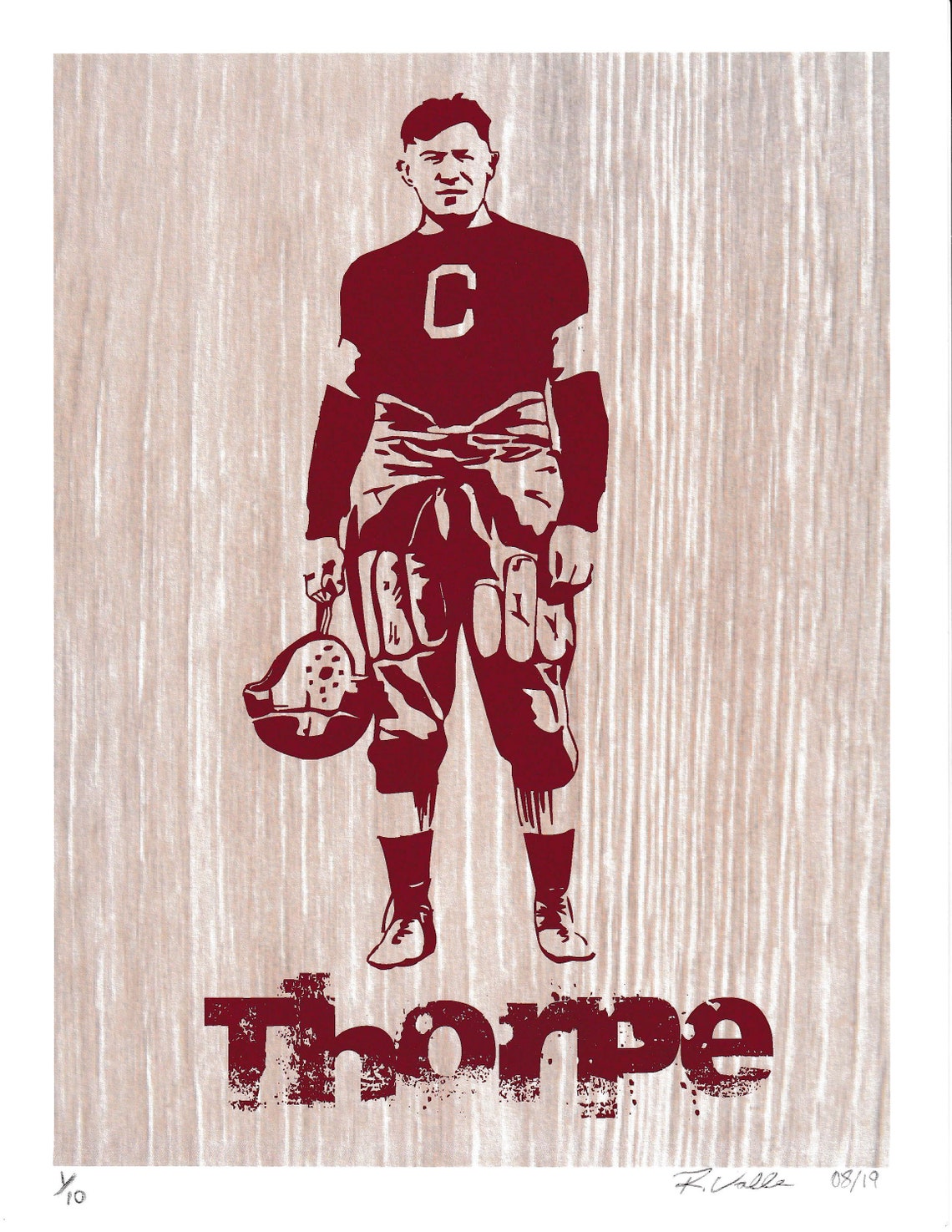 Jim Thorpe Art Print - Etsy