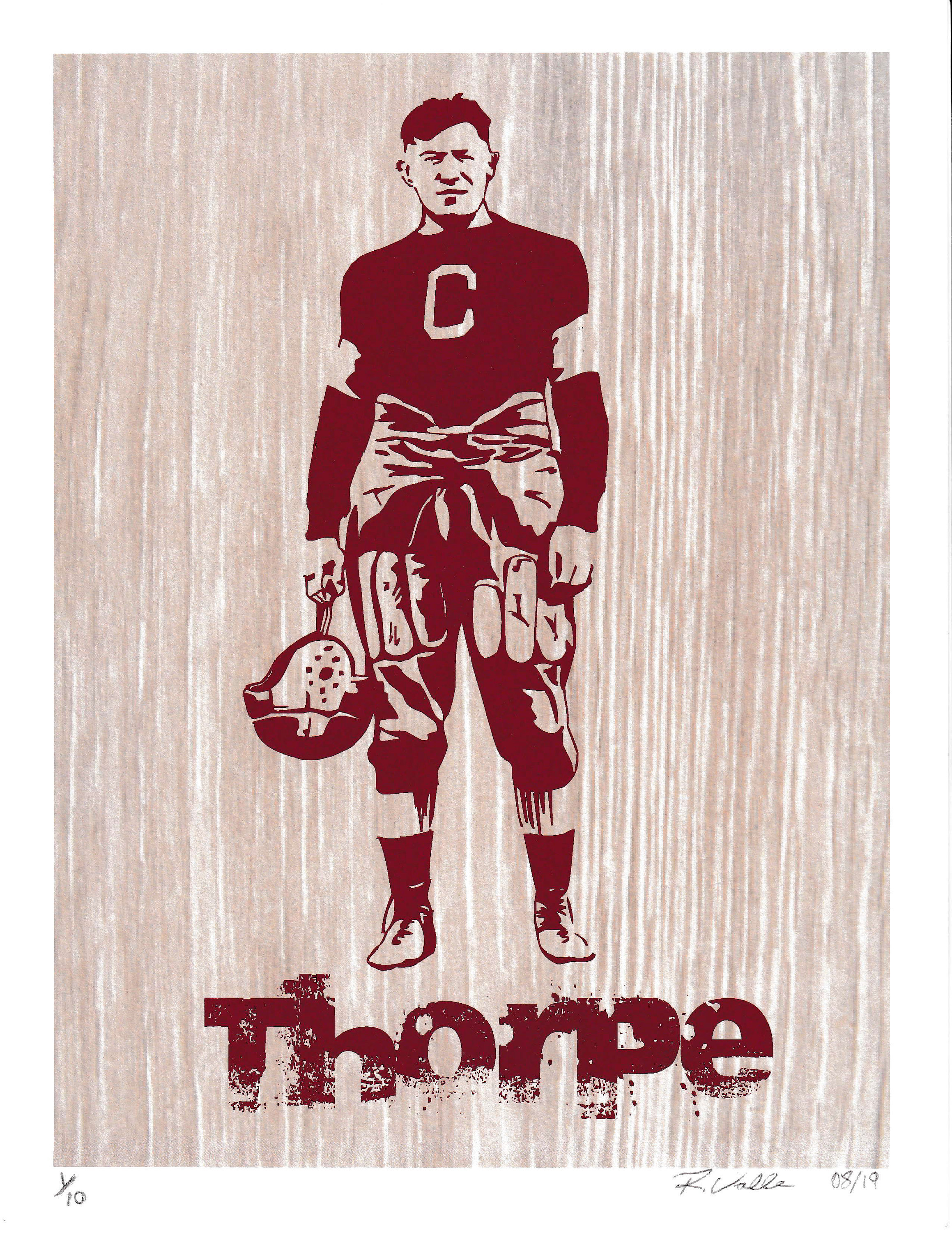 Jim Thorpe - Art Print - Etsy