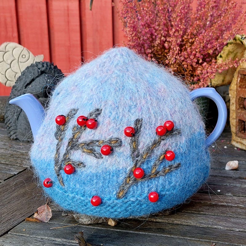 Felted Wool Tea Cozy - Etsy