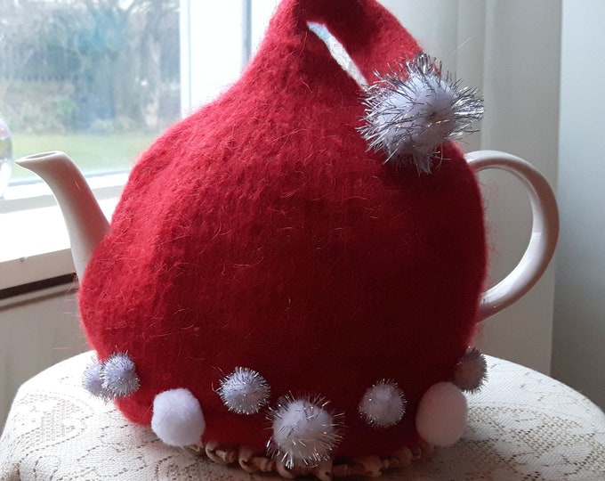 Chirstmas Hat II (jólahattur II) - Tea Cosy (tehetta) - Etsy