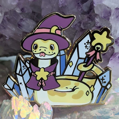 Datura Snake Black Edition enamel Pin - Etsy