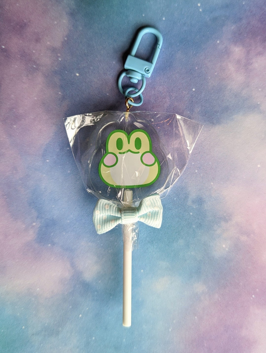 Froggy Lolly Keychain - Etsy