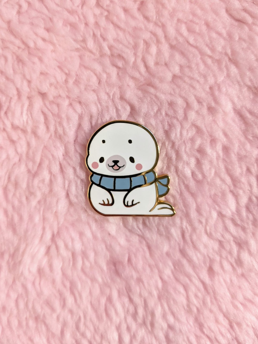 Seal Pup Enamel Pin - Etsy
