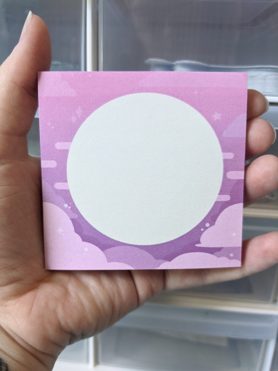 Pink Night Sky Sticky Notes - Etsy