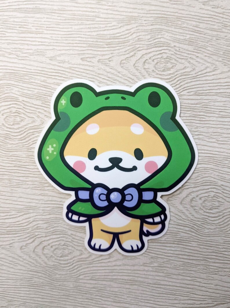 Suspicious Frog Frog Sticker - Etsy