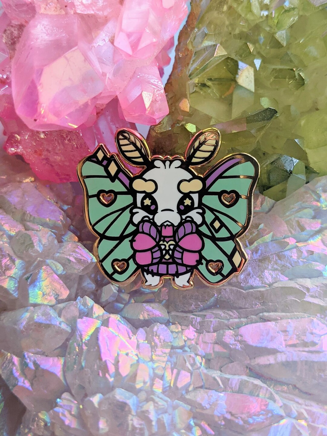 Cozy Moth Enamel Pin - Etsy