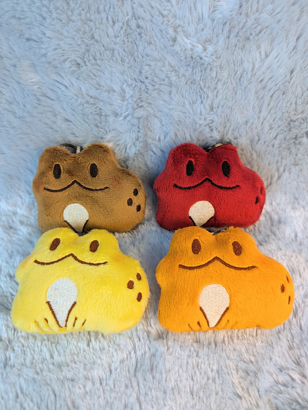 Froggy Plush Keychain - Etsy