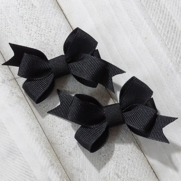 Small Black Bow - Etsy