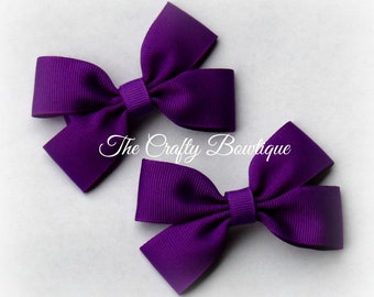 Small Purple Bows - Etsy