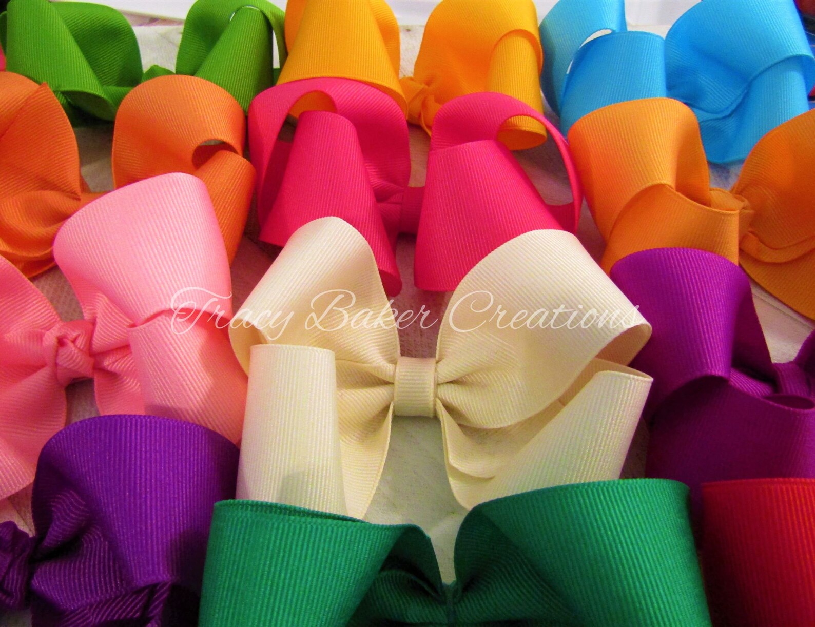 10 Custom Boutique Bows Choose Your Colors Pick 10 Bows | Etsy
