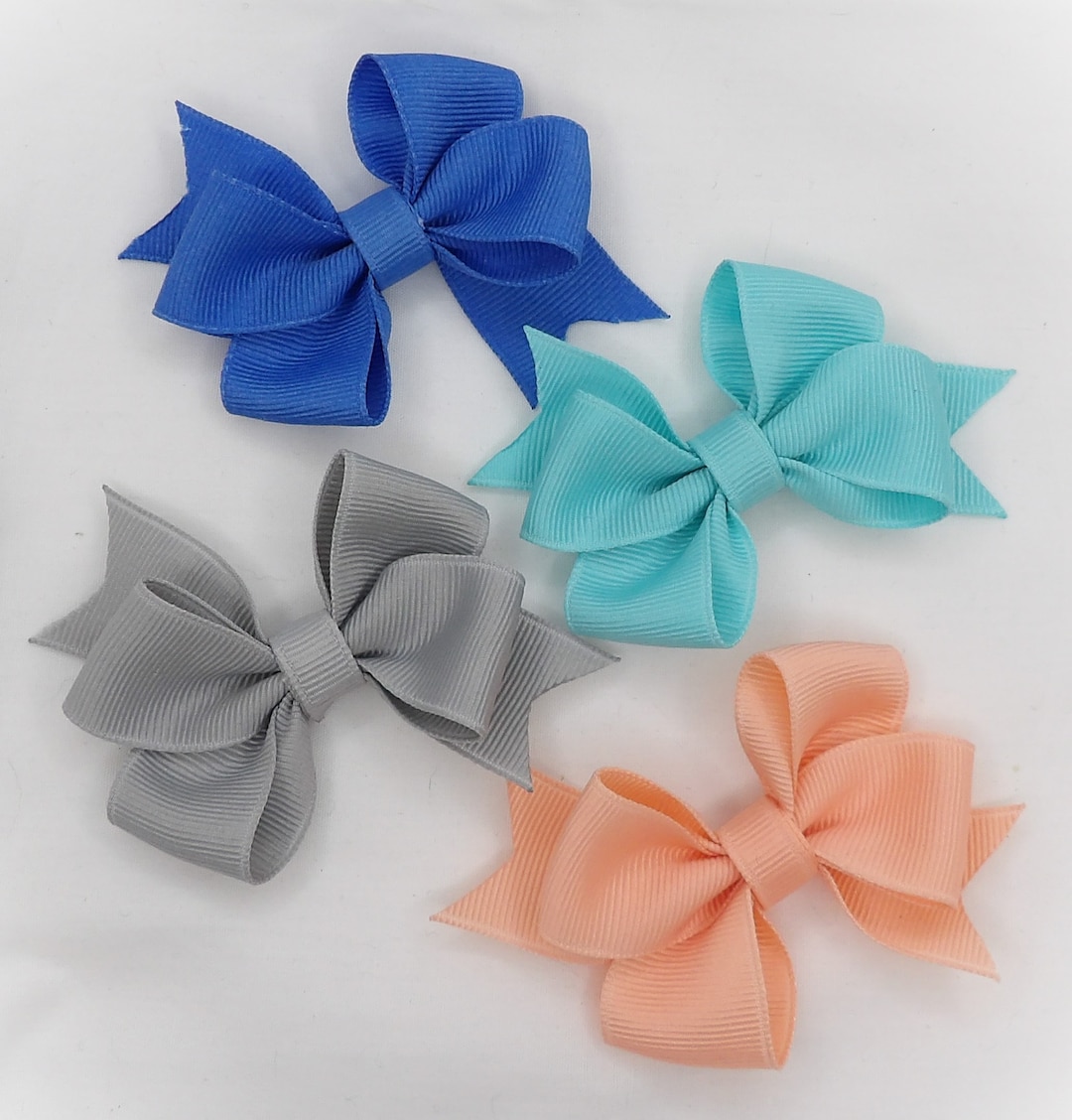 10 Custom Pinwheel Bows, Small Pinwheel Bows, 3 Inch Bows, Hair Bow ...