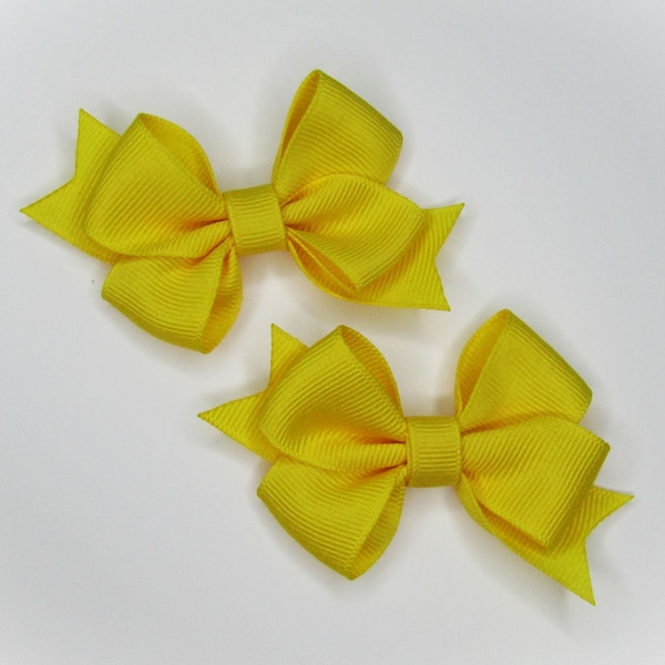 Yellow Hair Bow - Etsy