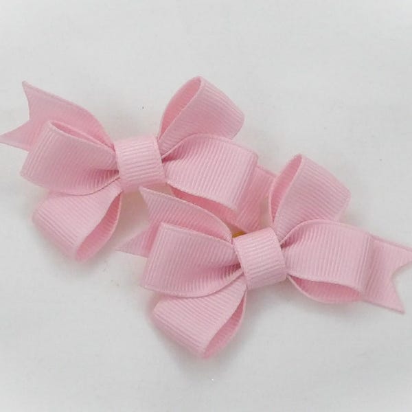 Small Light Pink Bows - Etsy