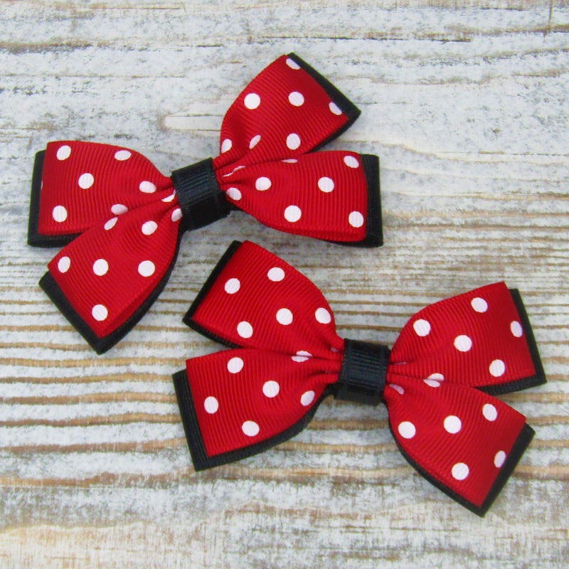 Minnie Mouse Bow - Etsy
