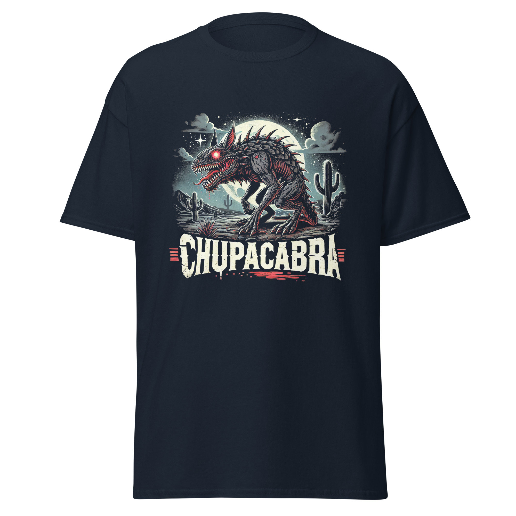 Chupacabra Cryptid Dark Fantasy T-shirt – Mysterious Desert Predator ...