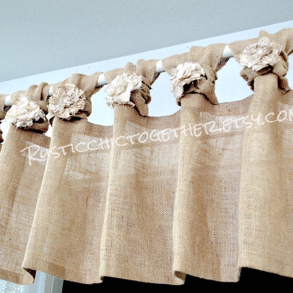 Burlap Curtains - Etsy