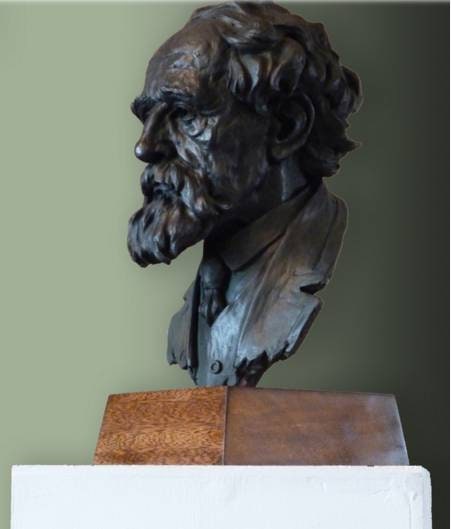 Charles Dickens Bronze Resin desktop Bust - Etsy