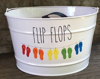 Flip Flop Bucket - Etsy