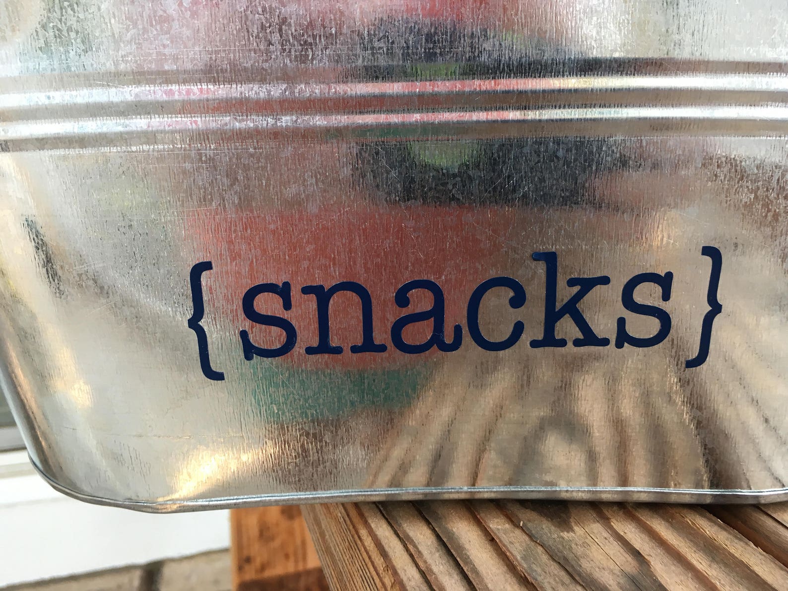SNACK Storage Bucket - Etsy
