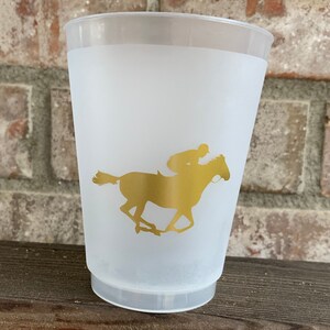 KENTUCKY DERBY Shatterproof Frosted Cups - Etsy