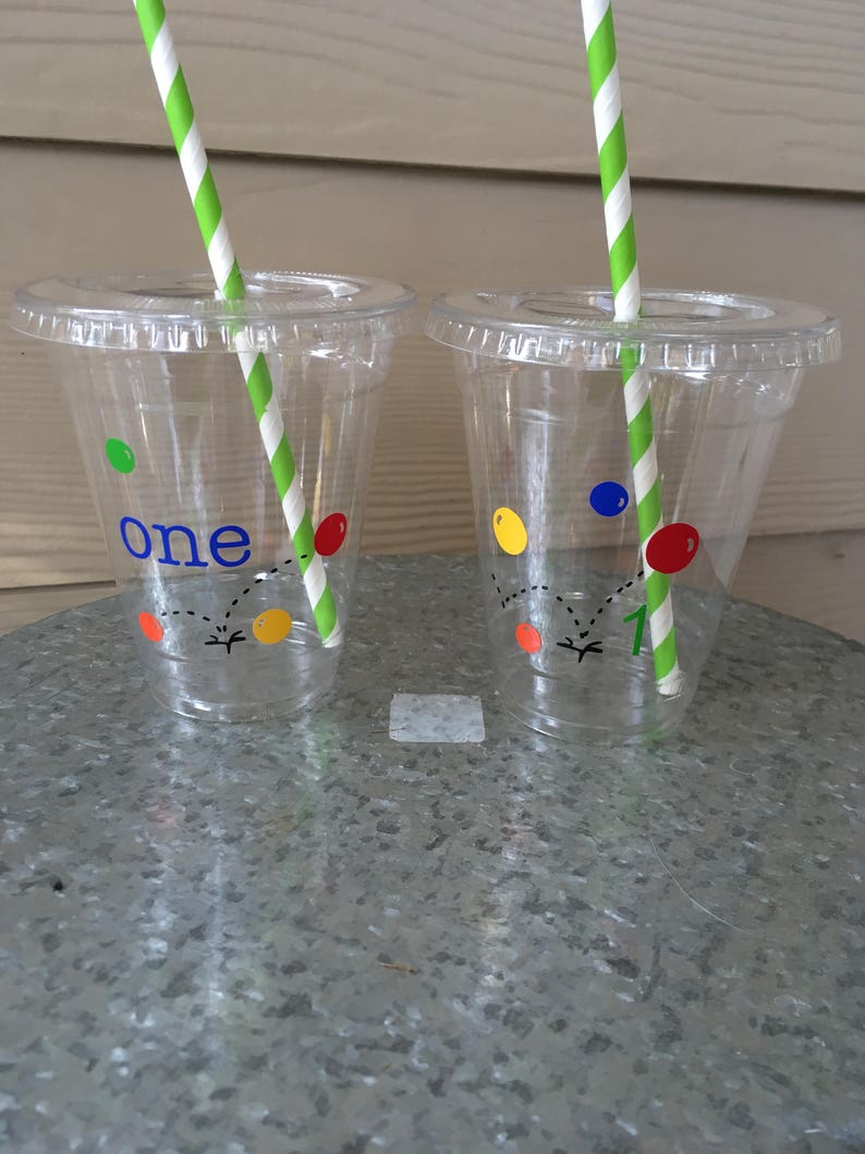 BOUNCY BALL Disposable Party Cups - Etsy