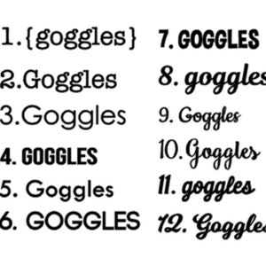 GOGGLES Storage Bucket - Etsy