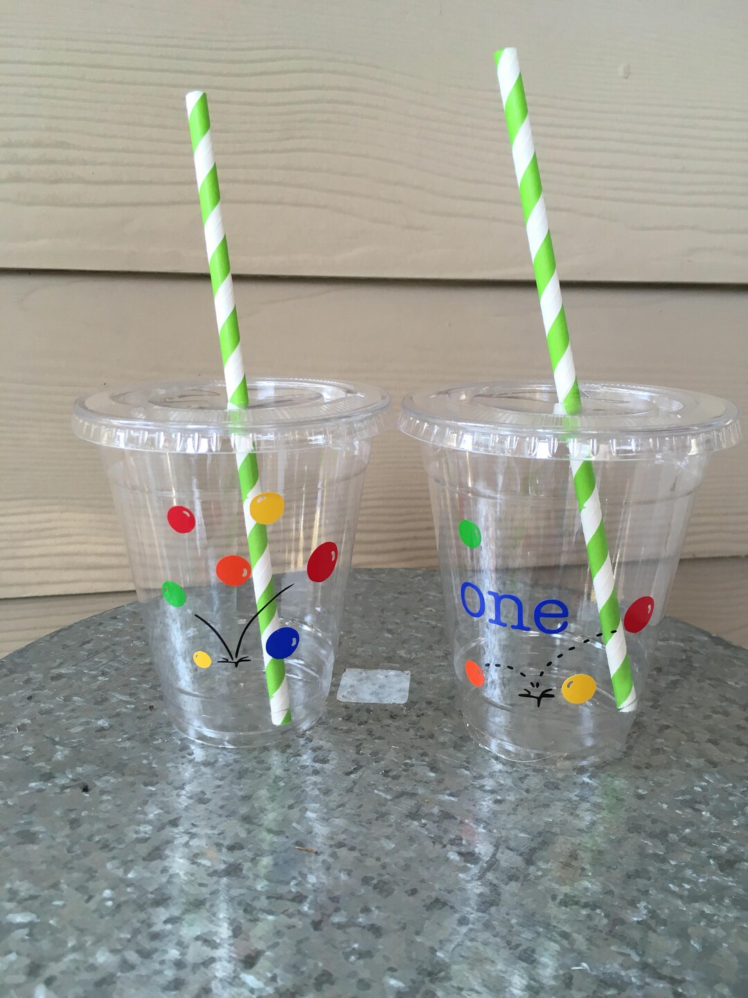 BOUNCY BALL Disposable Party Cups - Etsy