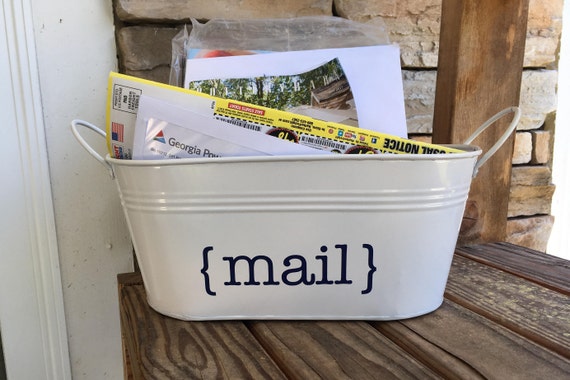MAIL Storage Bucket - Etsy