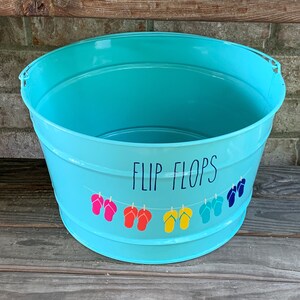 FLIP FLOPS Storage Bucket - Etsy