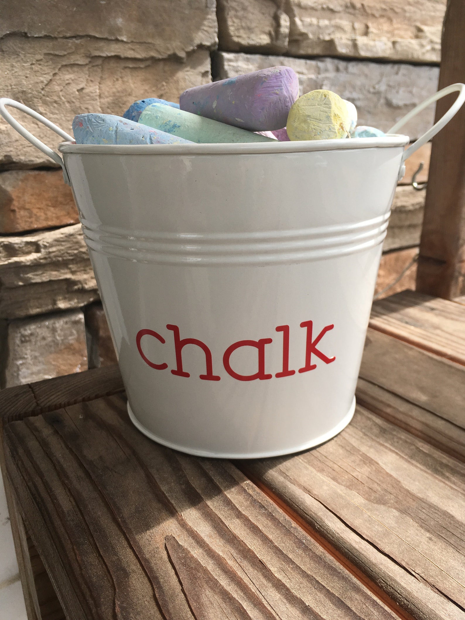 CHALK Storage Bucket - Etsy