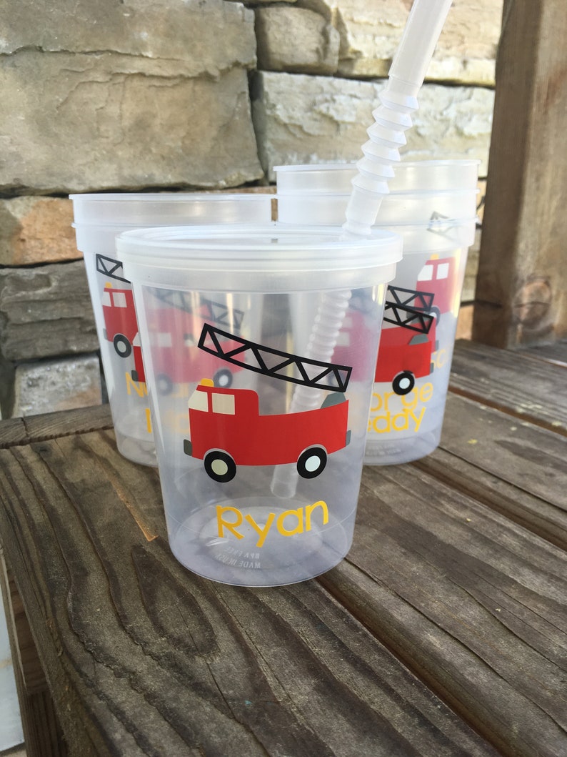FIRETRUCK Stadium Party Cups - Etsy