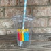 RAINBOW Disposable Party Cups - Etsy