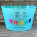 FLIP FLOPS Storage Bucket - Etsy