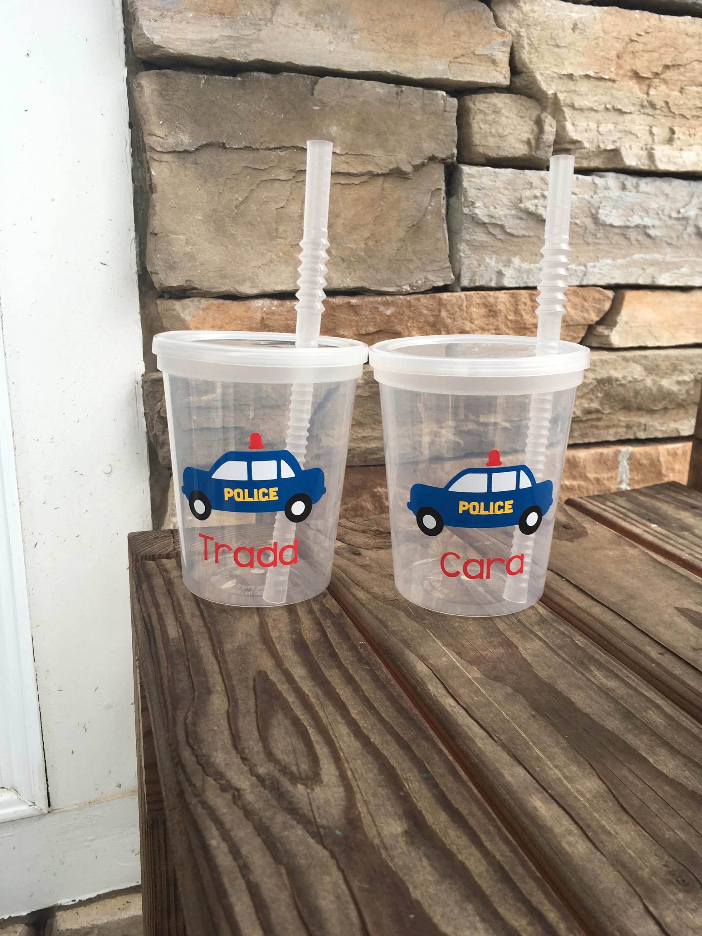 POLICE CARS Stadium Party Cups - Etsy