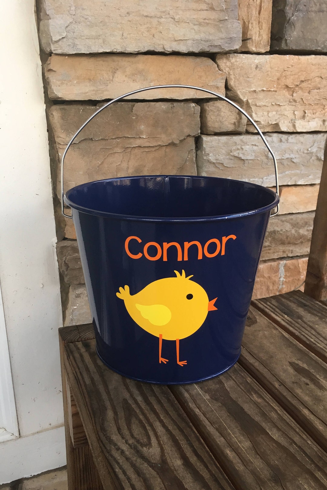 5 Quart Personalized Easter Buckets/pails; Metal Buckets - Etsy