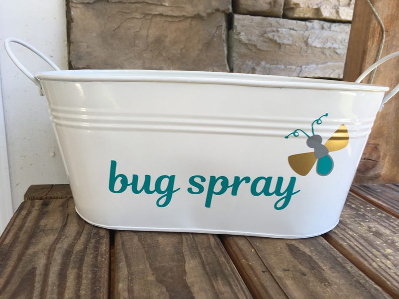 BUG SPRAY Storage Bucket - Etsy