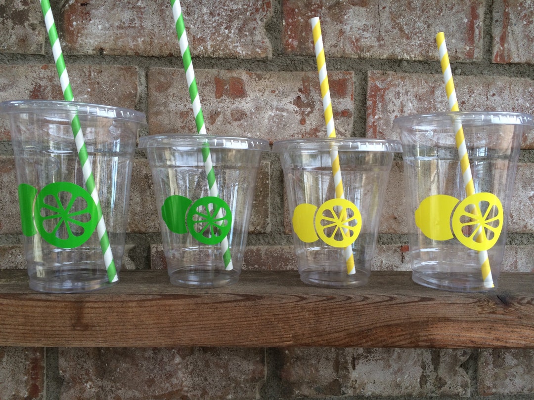 LEMONADE/LEMON/LIME Disposable Party Cups - Etsy